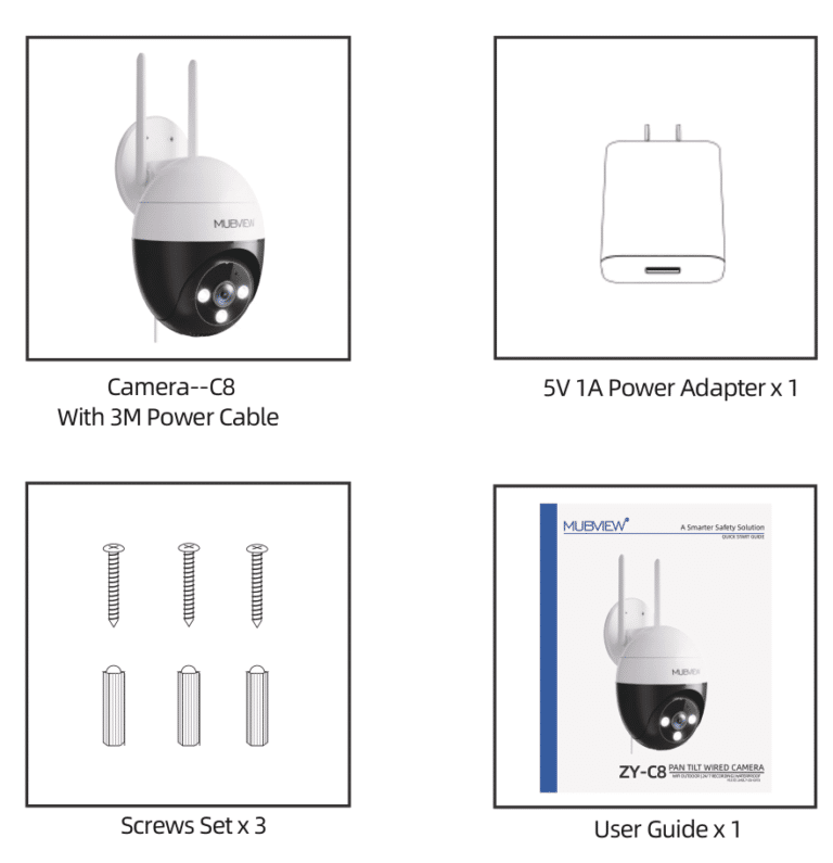 MUBVIEW C8 Security Camera User Manual - CloudEdge.App