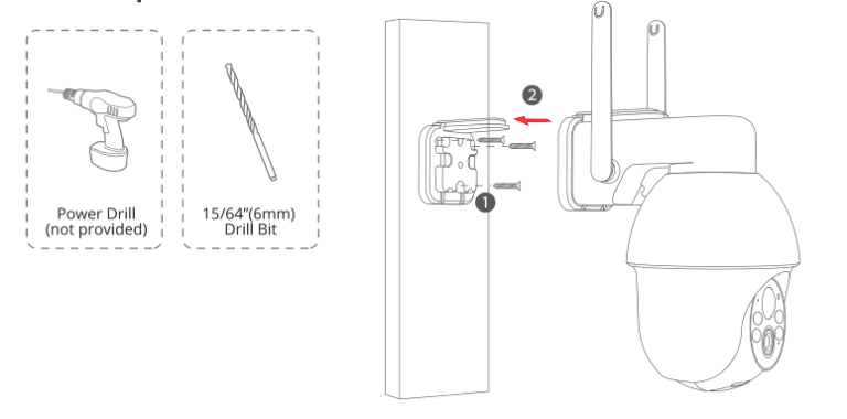 Rebluum Solar Battery-Wireless Security Camera RB-3PT1 Quick Start ...