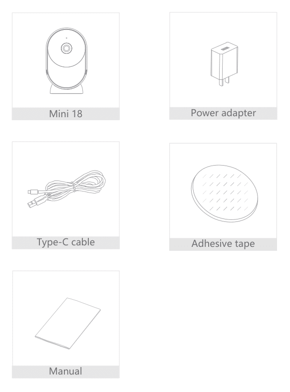 Indoor Fixed Camera Mini 18T Quick Guide - CloudEdge App